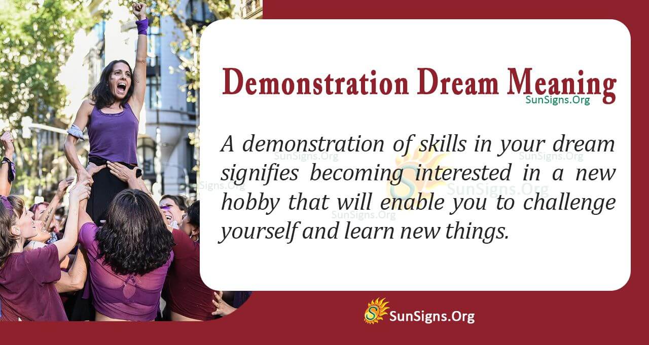 Demonstration in Your Dream - Meaning, Interpretation and Symbolism ...