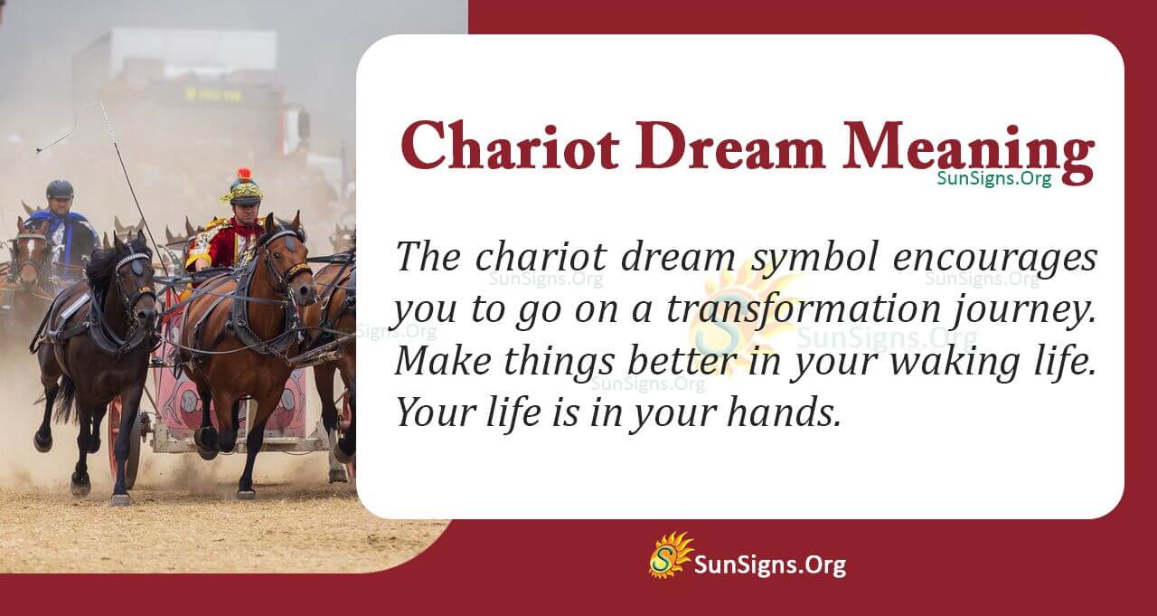 Dreaming of a Chariot - Meaning, Interpretation and Symbolism ...