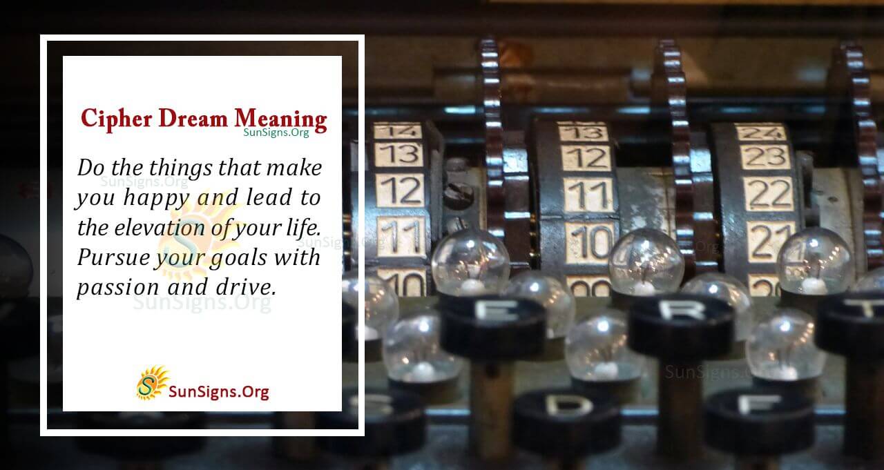 Understanding Cipher Dream - Meaning, Interpretation and Symbolism ...