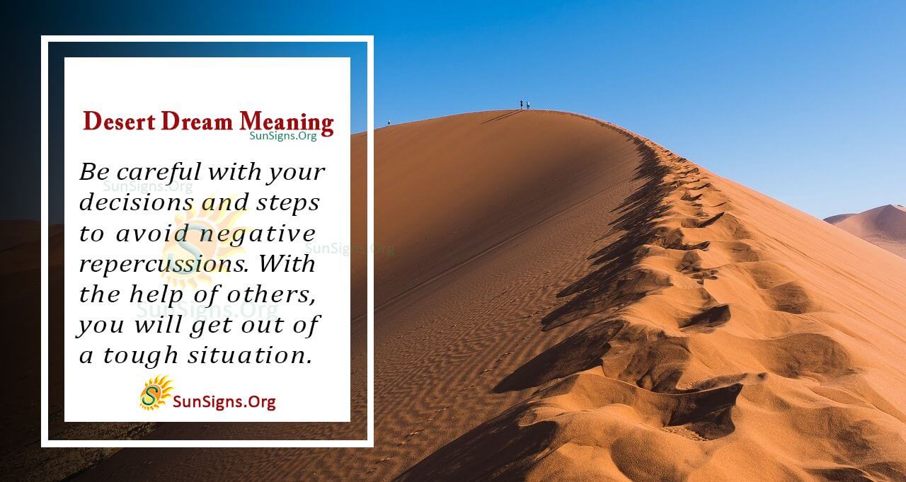 Meaning Of A Desert Dream - Interpretation and Symbolism - SunSigns.Org