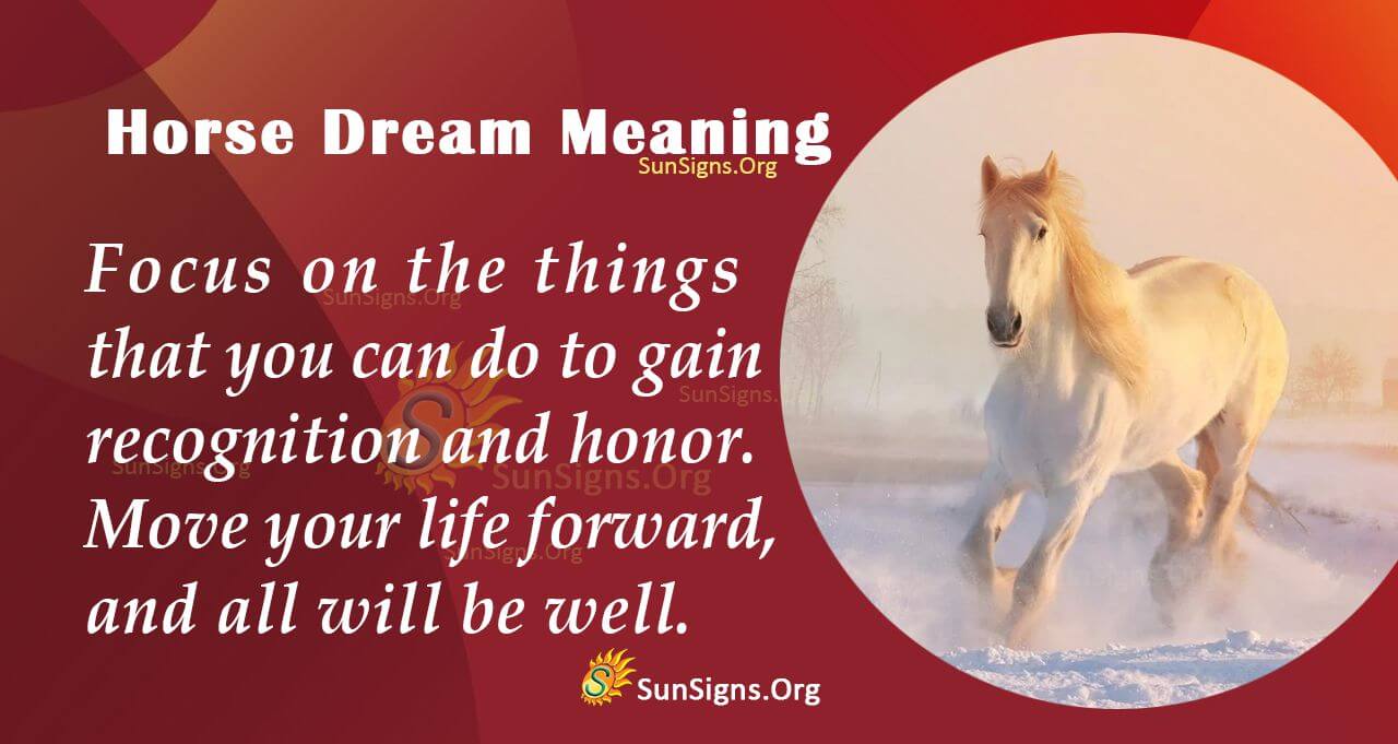 Horse Dream Symbol - Meaning, Interpretation and Symbolism - SunSigns.Org