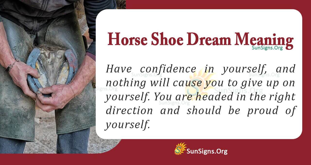 Seeing a Horseshoe in Your Dream - Meaning, Interpretation and ...