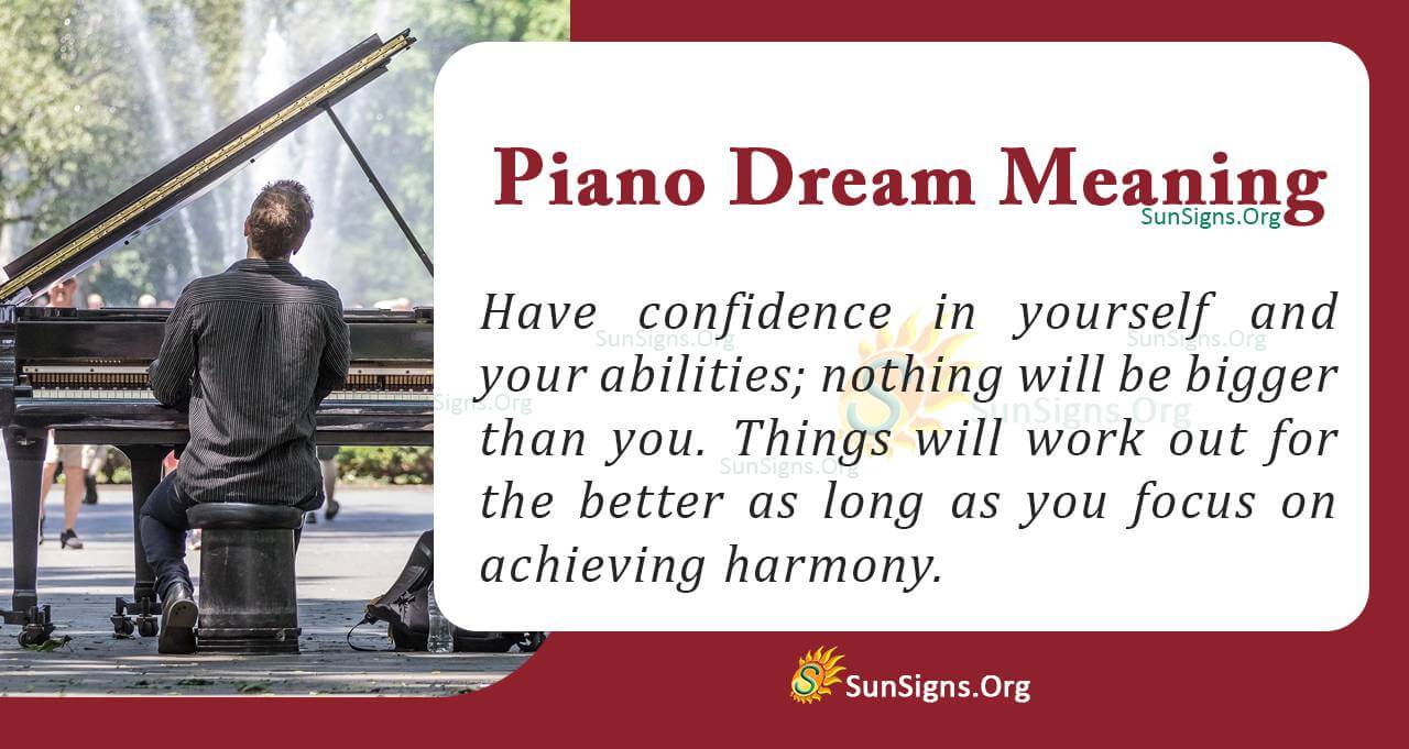 Understanding the Meaning of a Piano Dream - Interpretation and ...