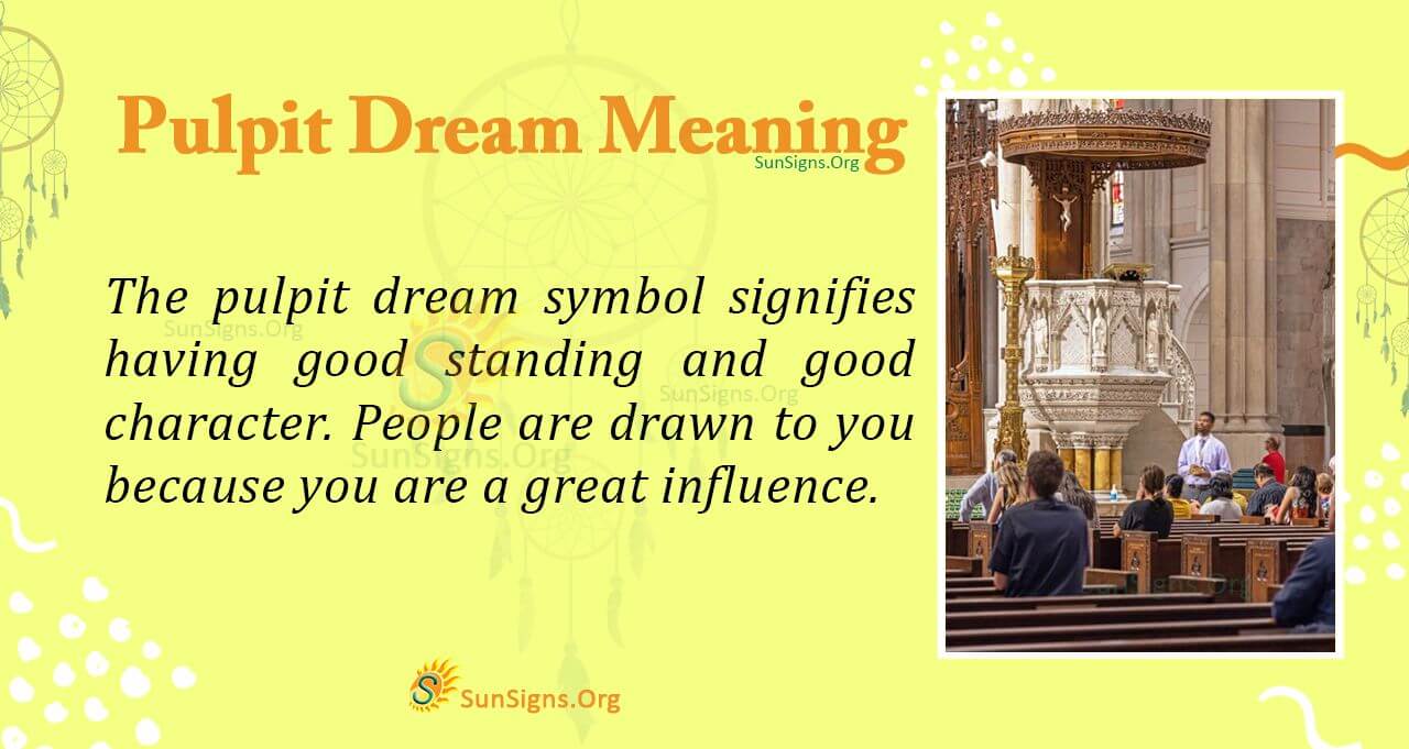 Dream About a Pulpit - Meaning, Interpretation and Symbolism