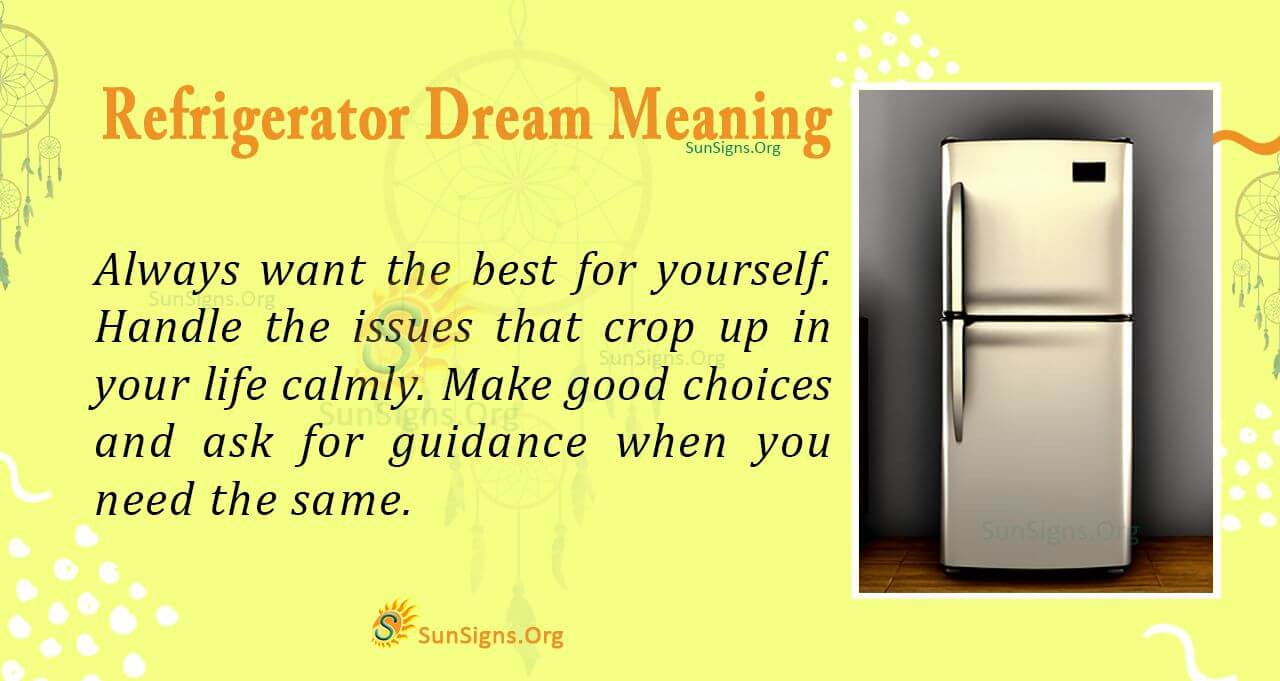 Refrigerator Dream Symbol - Meaning, Interpretation and Symbolism ...