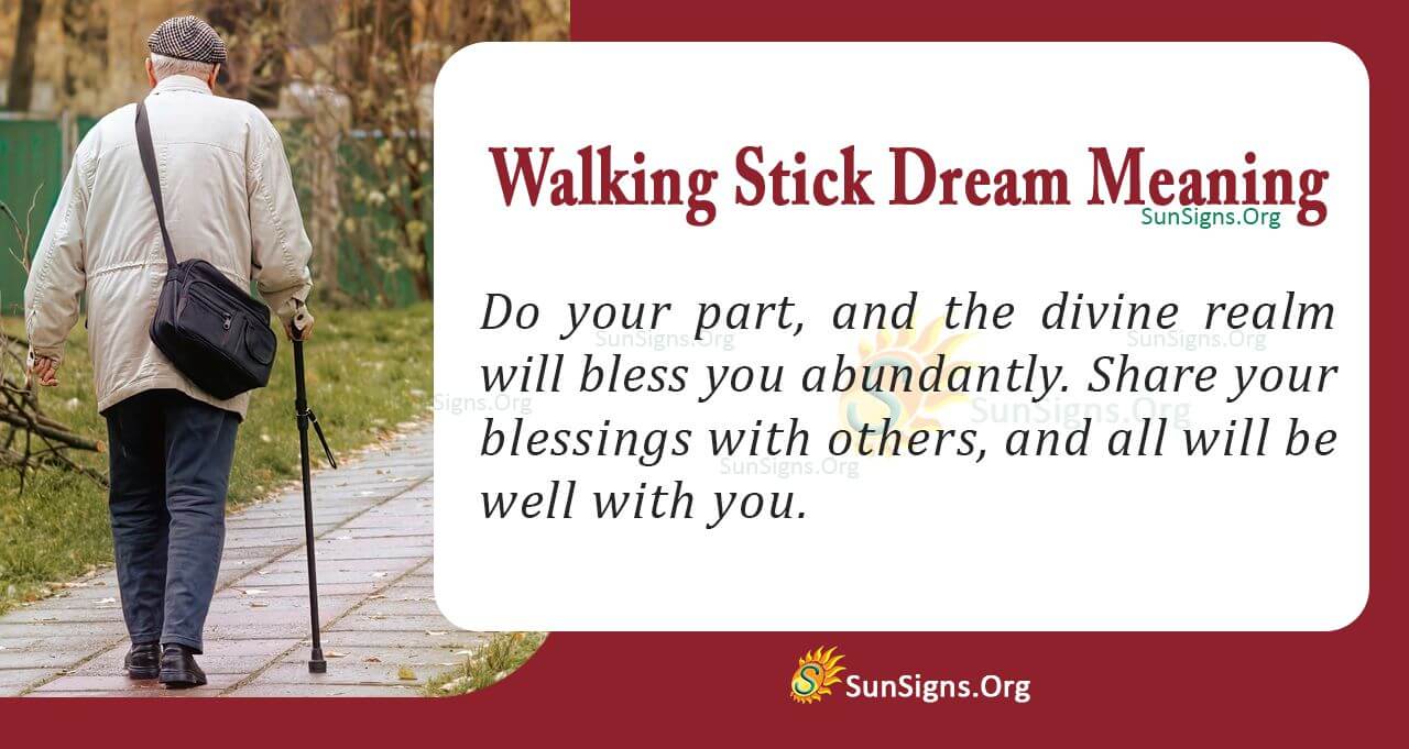 Dreaming of a Walking Stick - Meaning, Interpretation and Symbolism ...