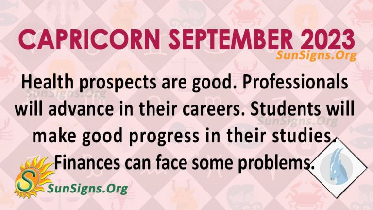 September 2023 Horoscope Predictions For All - SunSigns.Org