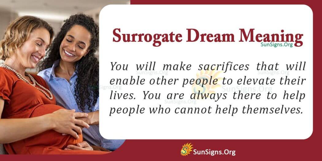 Dreaming of Surrogate - Meaning, Interpretation and Symbolism