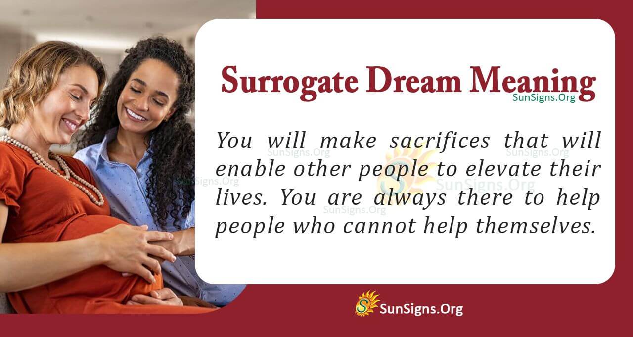 Dreaming of Surrogate - Meaning, Interpretation and Symbolism