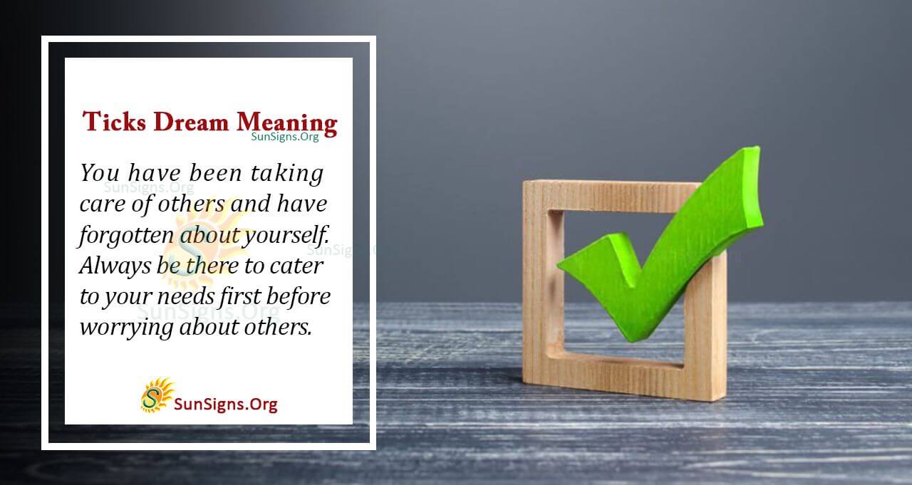 Ticks in Your Dream - Meaning, Interpretation and Symbolism - SunSigns.Org