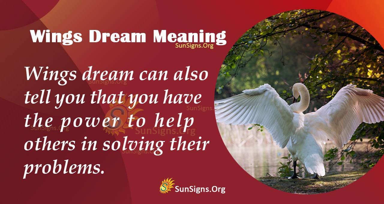 Wings Dream Symbol - Meaning, Interpretation And Symbolism - SunSigns.Org