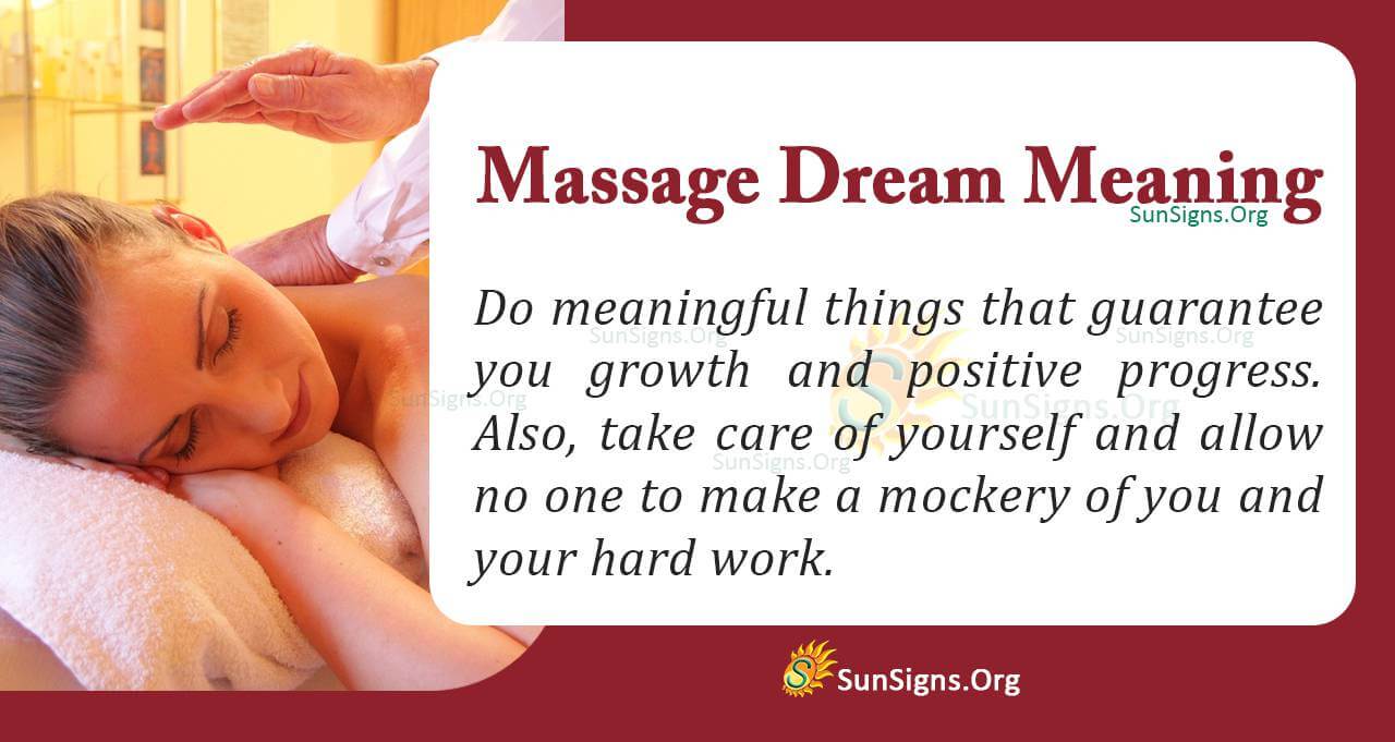 Massage in Your Dream - Meaning, Interpretation and Symbolism ...