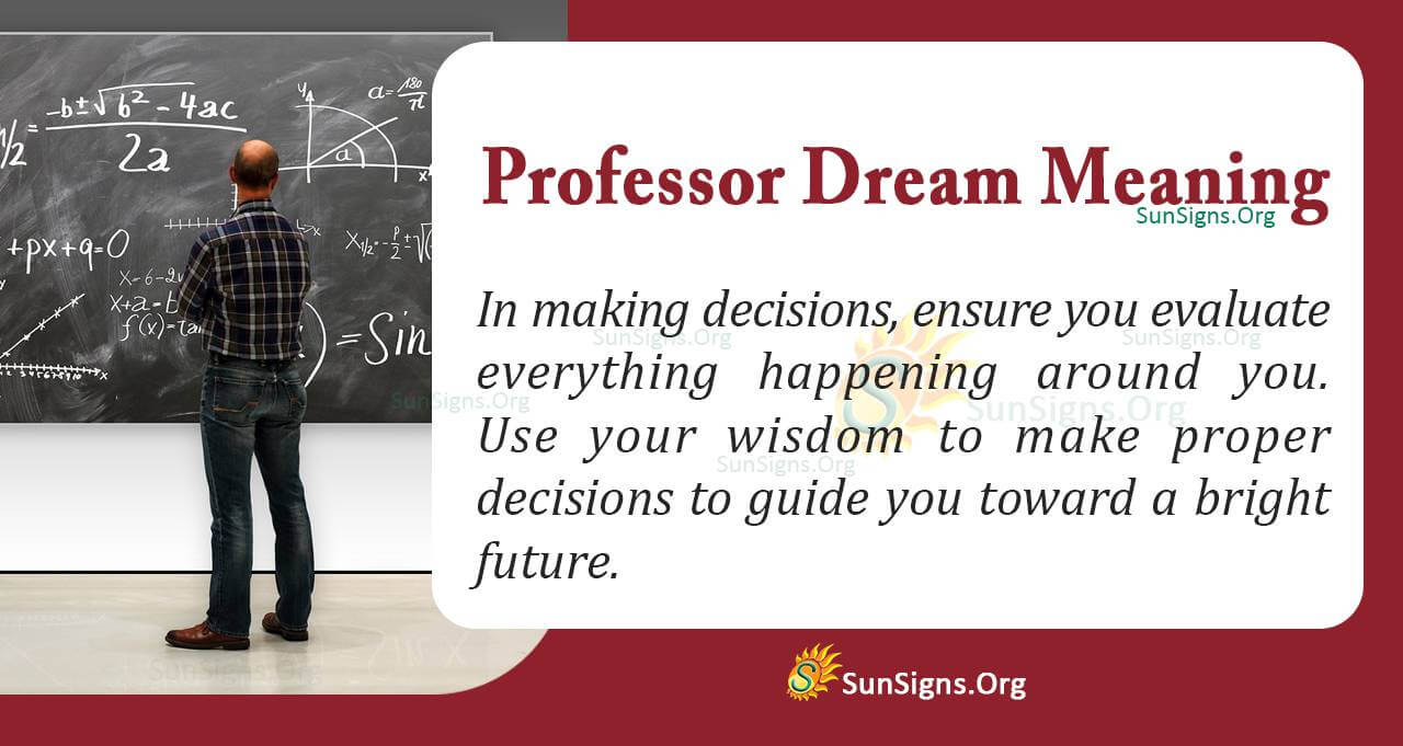 What Does a Dream About a Professor Mean? Interpretation and Symbolism ...