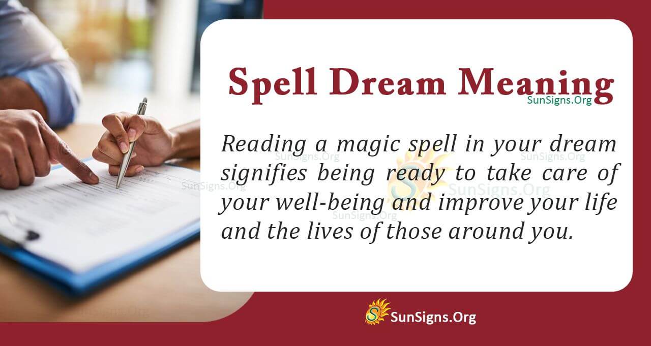 What Does Dreaming of a Spell Mean? Interpretation and Symbolism ...