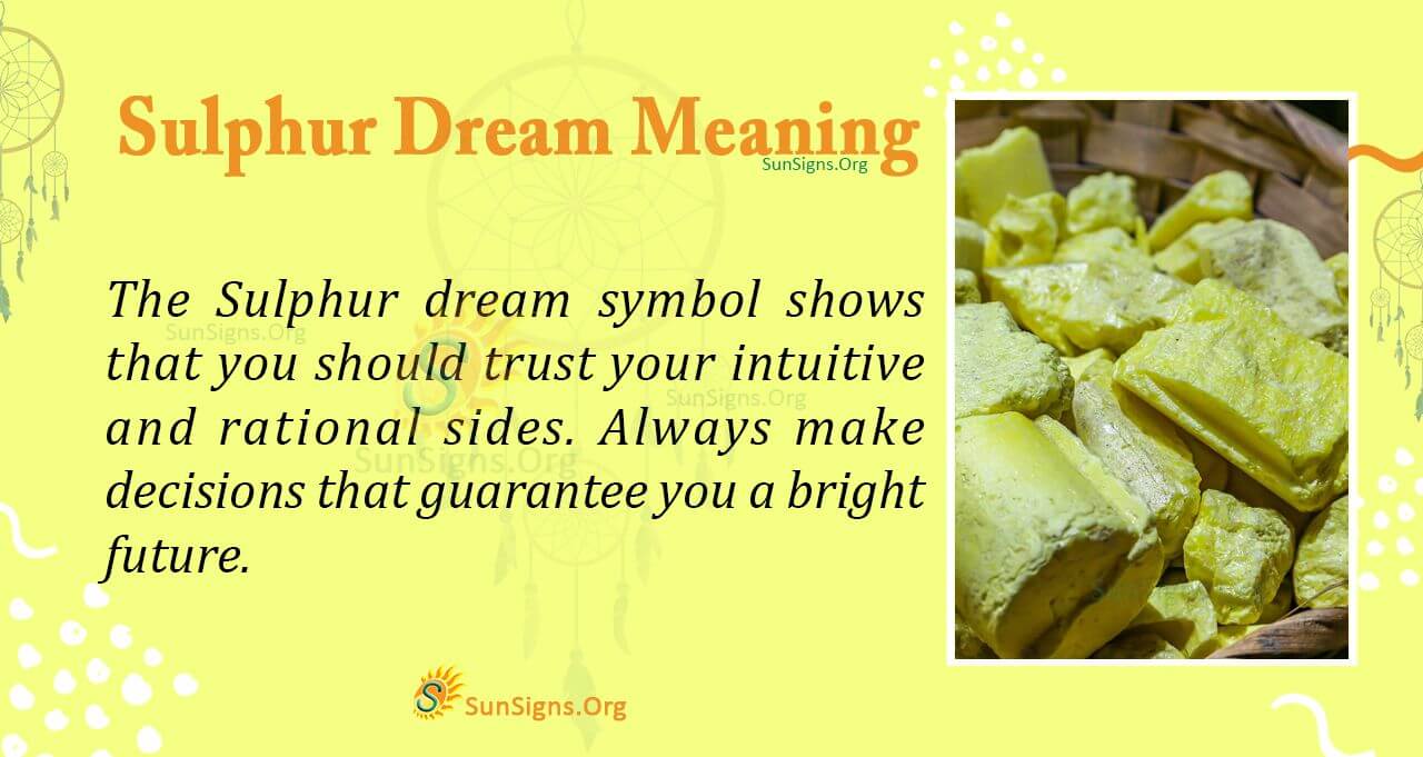 What Does Dreaming of Sulphur Mean? Interpretation and Symbolism ...