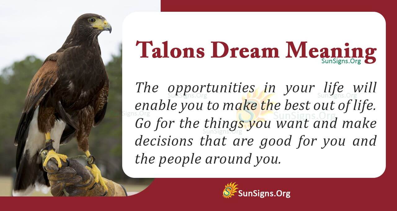 Talons in Dream - Meaning, Interpretation and Symbolism - SunSigns.Org