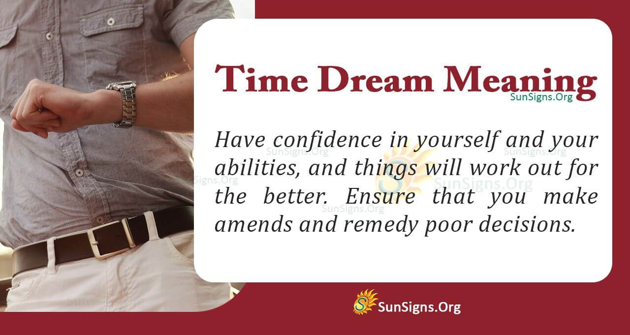Meaning Of A Time Dream - Interpretation and Symbolism - SunSigns.Org