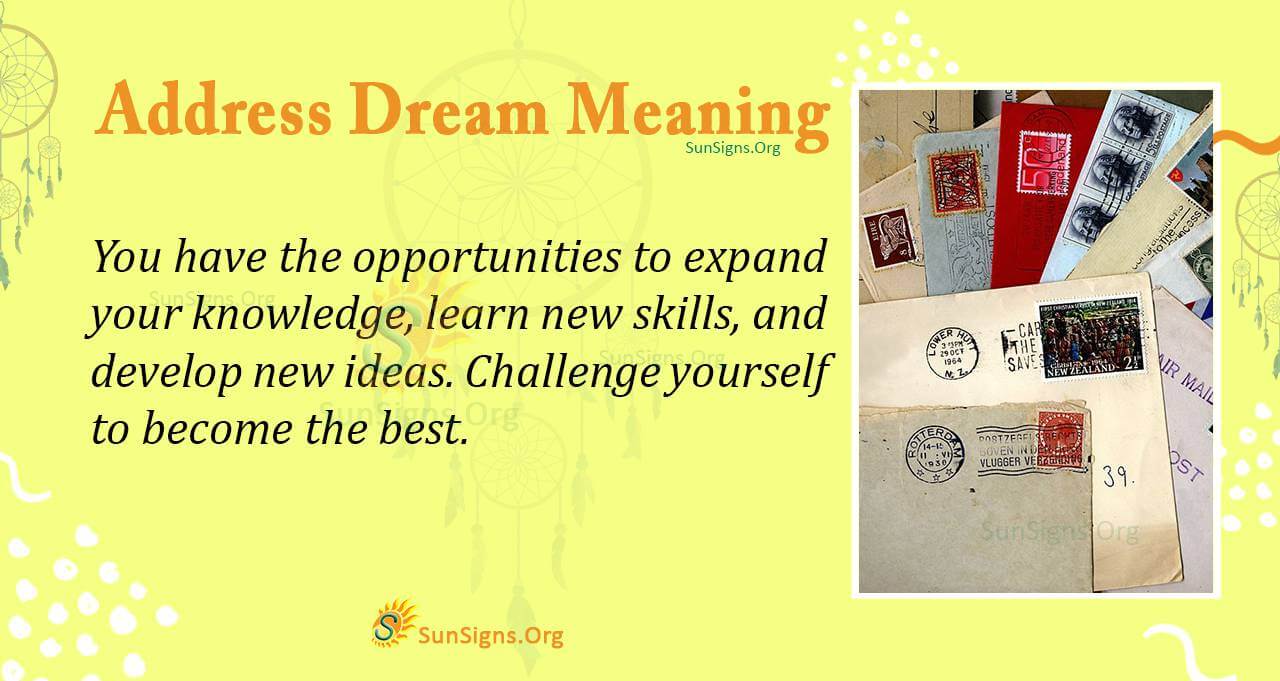Meaning Of An Address Dream - Interpretation And Symbolism - SunSigns.Org