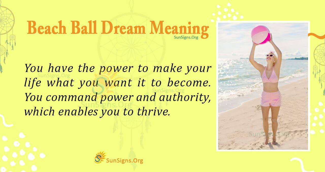 What Does Dreaming of a Beach Ball Mean? Interpretation and Symbolism ...