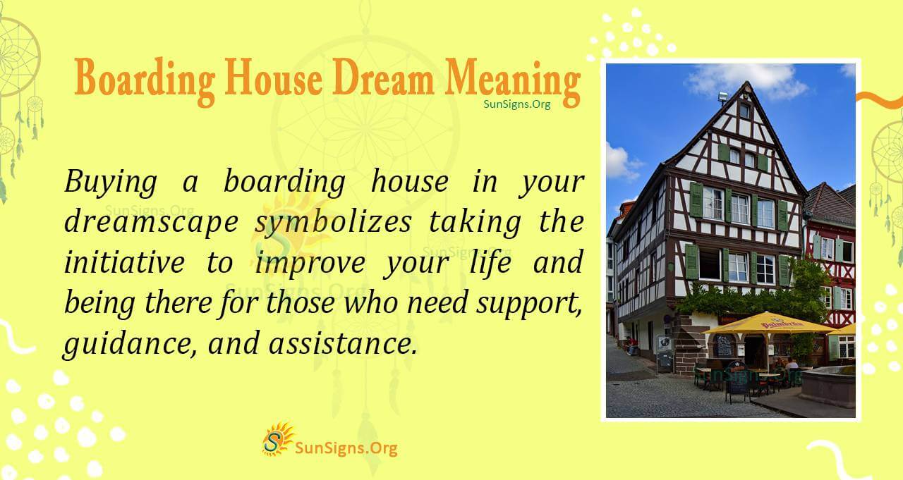 Dreaming of a Boarding House and Its Meaning, Interpretation and ...