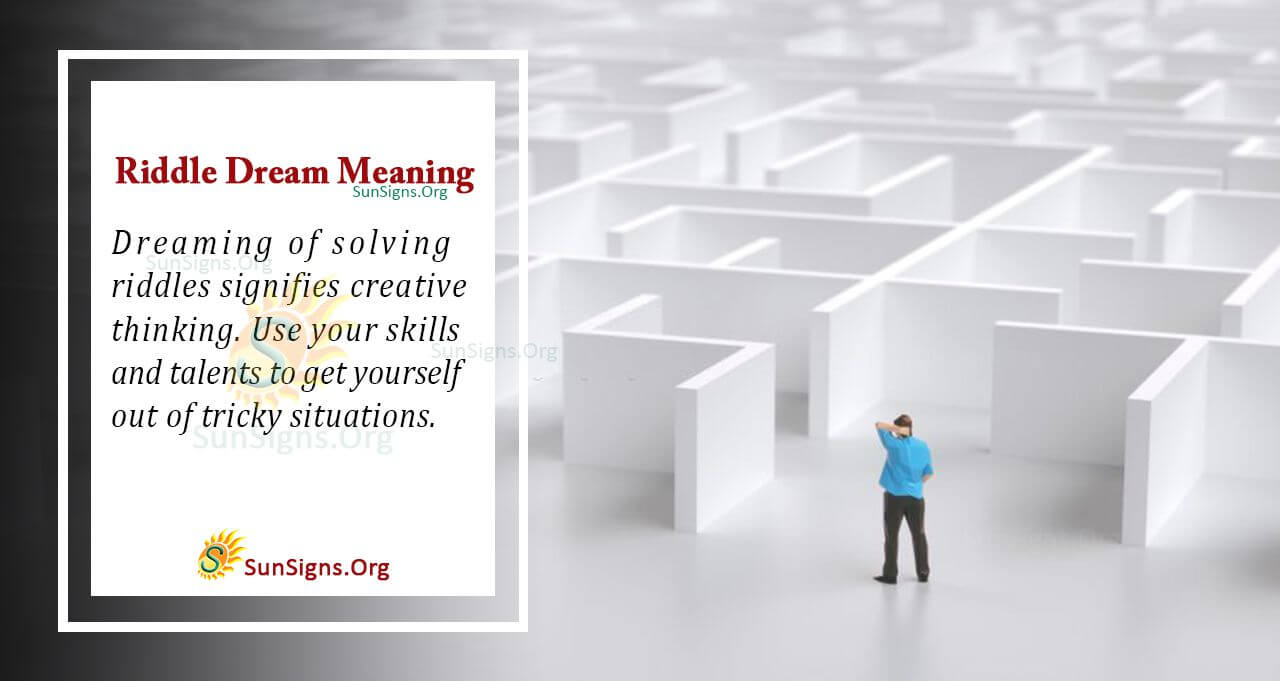 The Hidden Meaning Behind a Riddle in Your Dream - Interpretation and ...