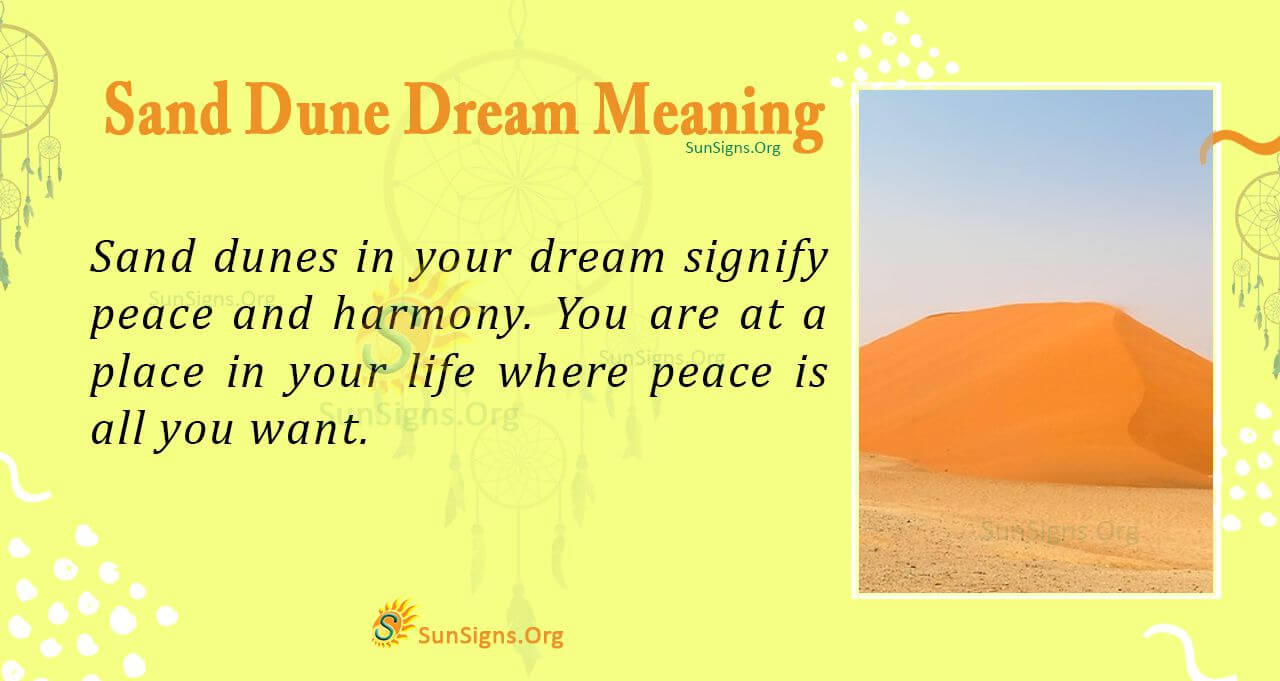 Dreaming of a Sand Dune and Its Meaning, Interpretation and Symbolism ...