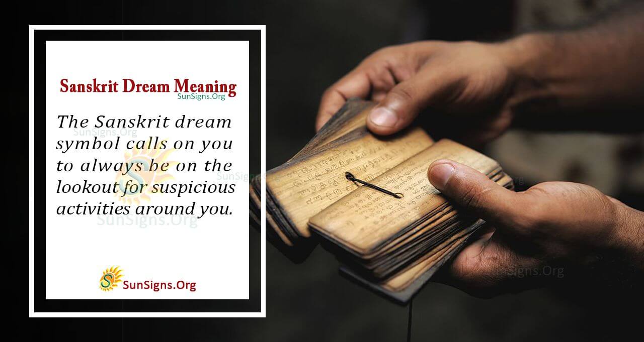 Dreaming of a Sanskrit - Meaning, Interpretation and Symbolism ...