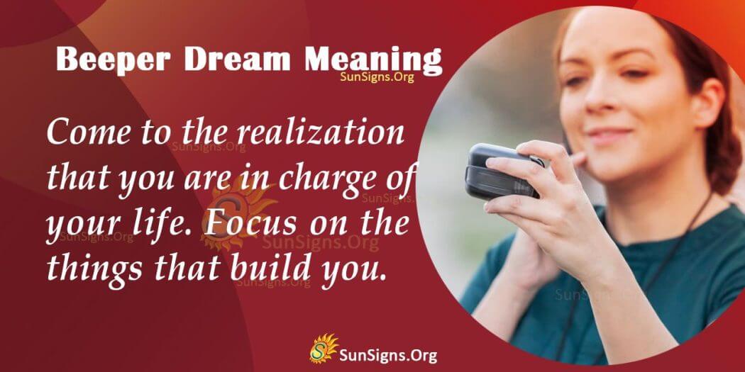 Understanding the Meaning of a Beeper Dream - Interpretation and ...