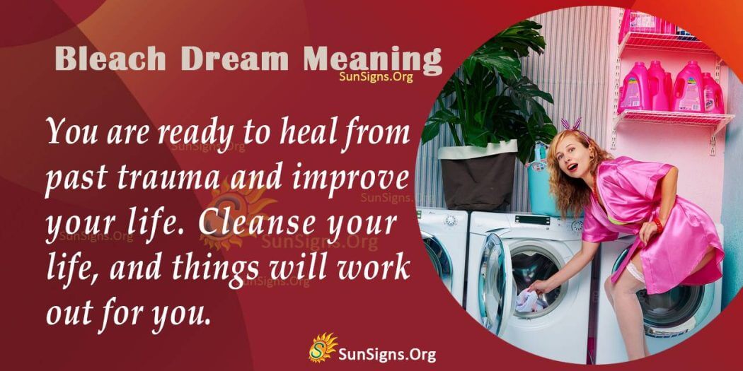 Did You Dream Of Bleach? Meaning, Interpretation And Symbolism ...