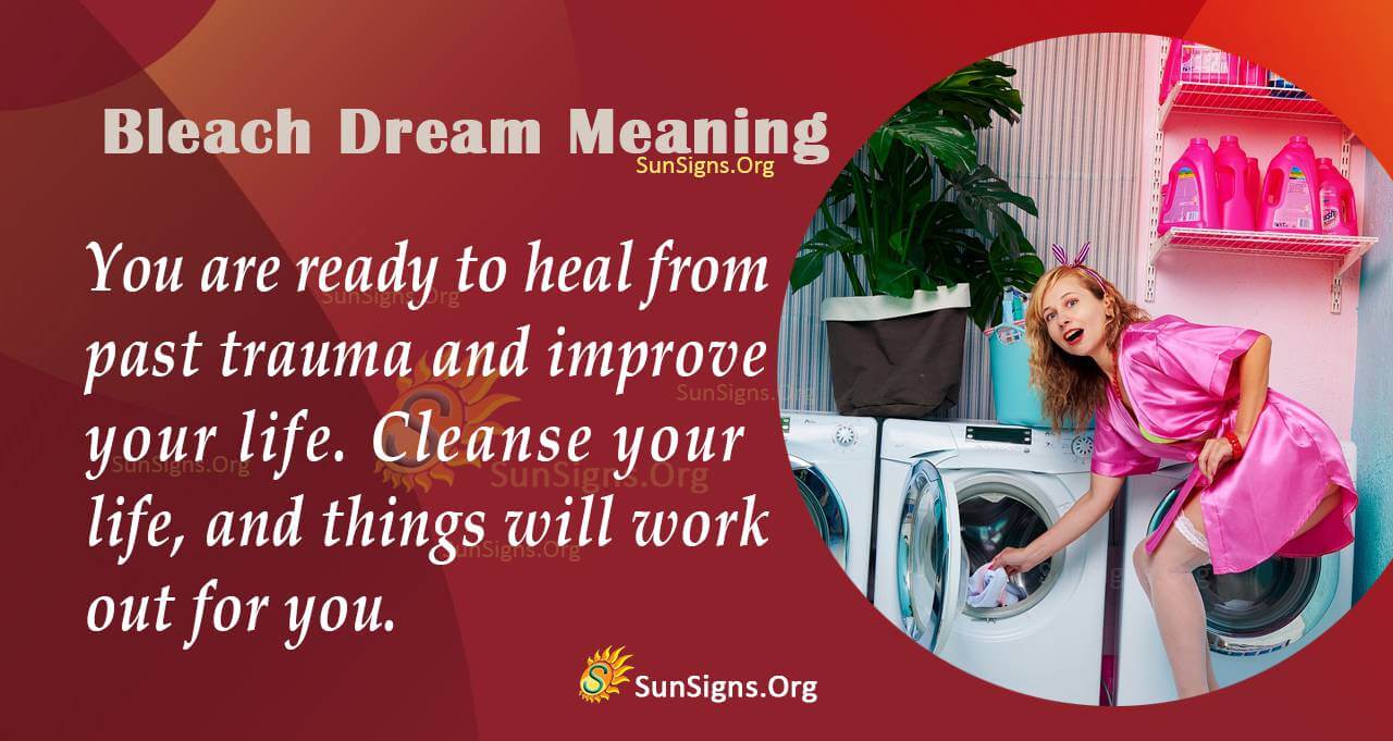 Did You Dream Of Bleach? Meaning, Interpretation And Symbolism ...