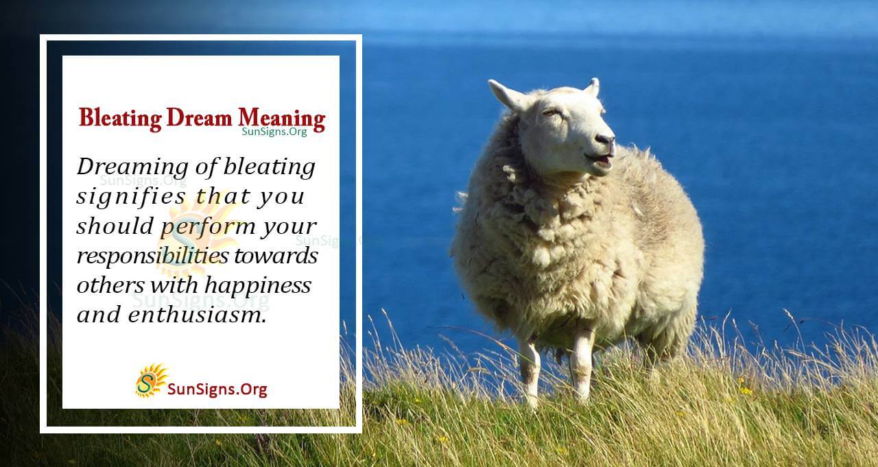 Dream Meaning of Bleating - Interpretation and Symbolism - SunSigns.Org