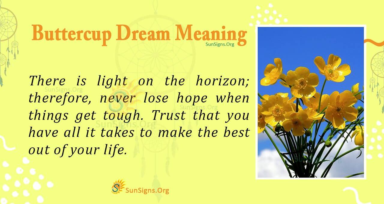 Meaning Of A Buttercup Dream - Interpretation And Symbolism - SunSigns.Org
