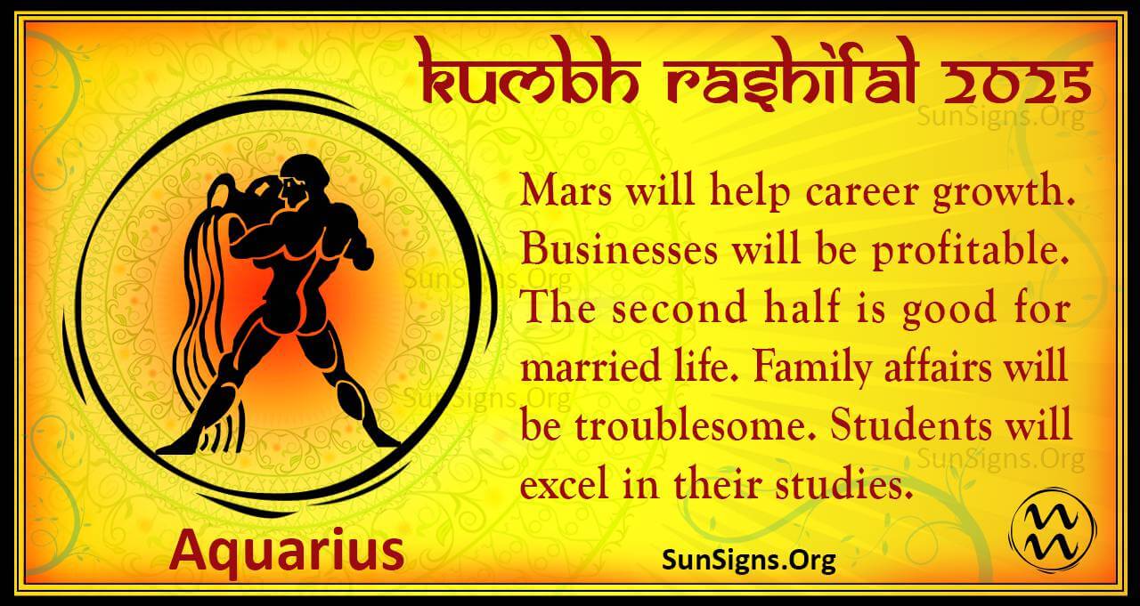 Kumbh Rashifal 2025 - Yearly Bhavishya Rashi Predictions - SunSigns.Org