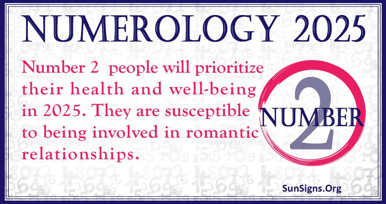Numerology Horoscope 2025: Complete Forecast! - SunSigns.Org