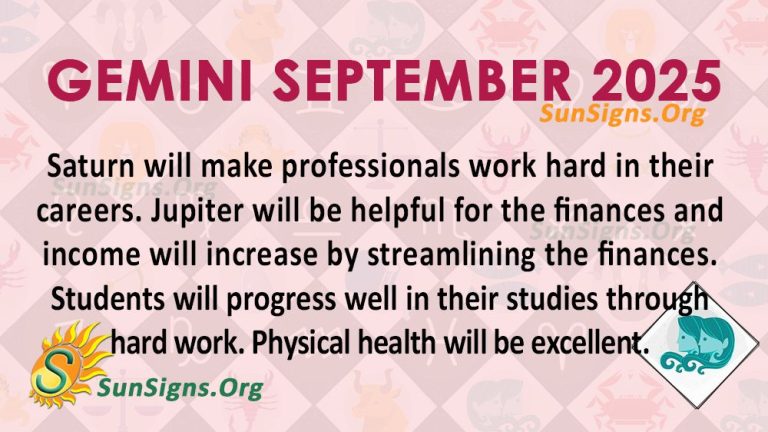 September 2025 Horoscope Predictions For All - SunSigns.Org