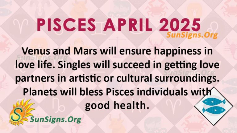 April 2025 Horoscope Predictions For All - SunSigns.Org