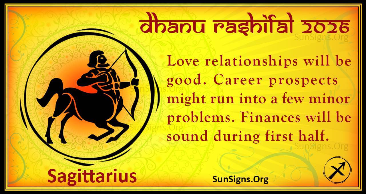 Dhanu Rashifal 2026 - Yearly Bhavishya Rashi Predictions - SunSigns.Org