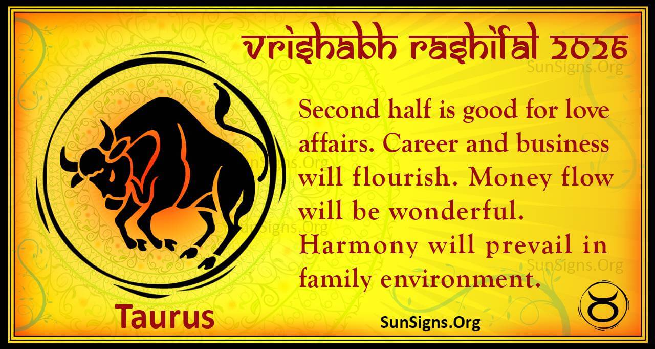 Vrishabh Rashifal 2026 - Yearly Bhavishya Rashi Predictions - SunSigns.Org